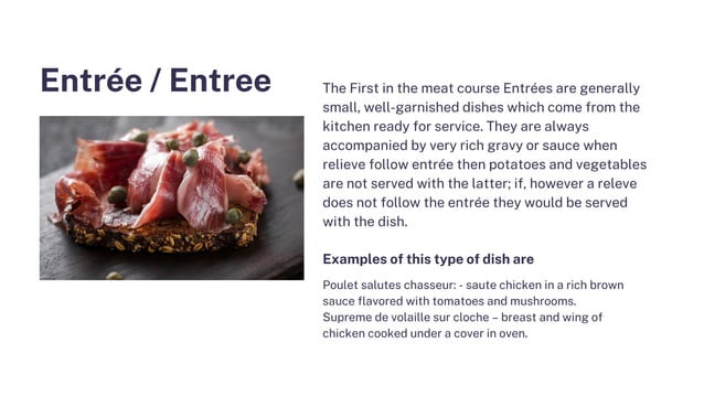 17 course french classical menu | PDF | Cooking | Food & Drink