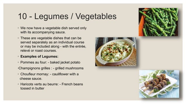 17 French classical menu with description | PPTX