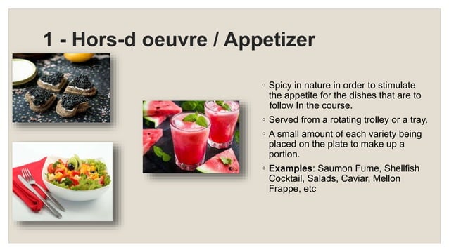 17 French classical menu with description | PPTX