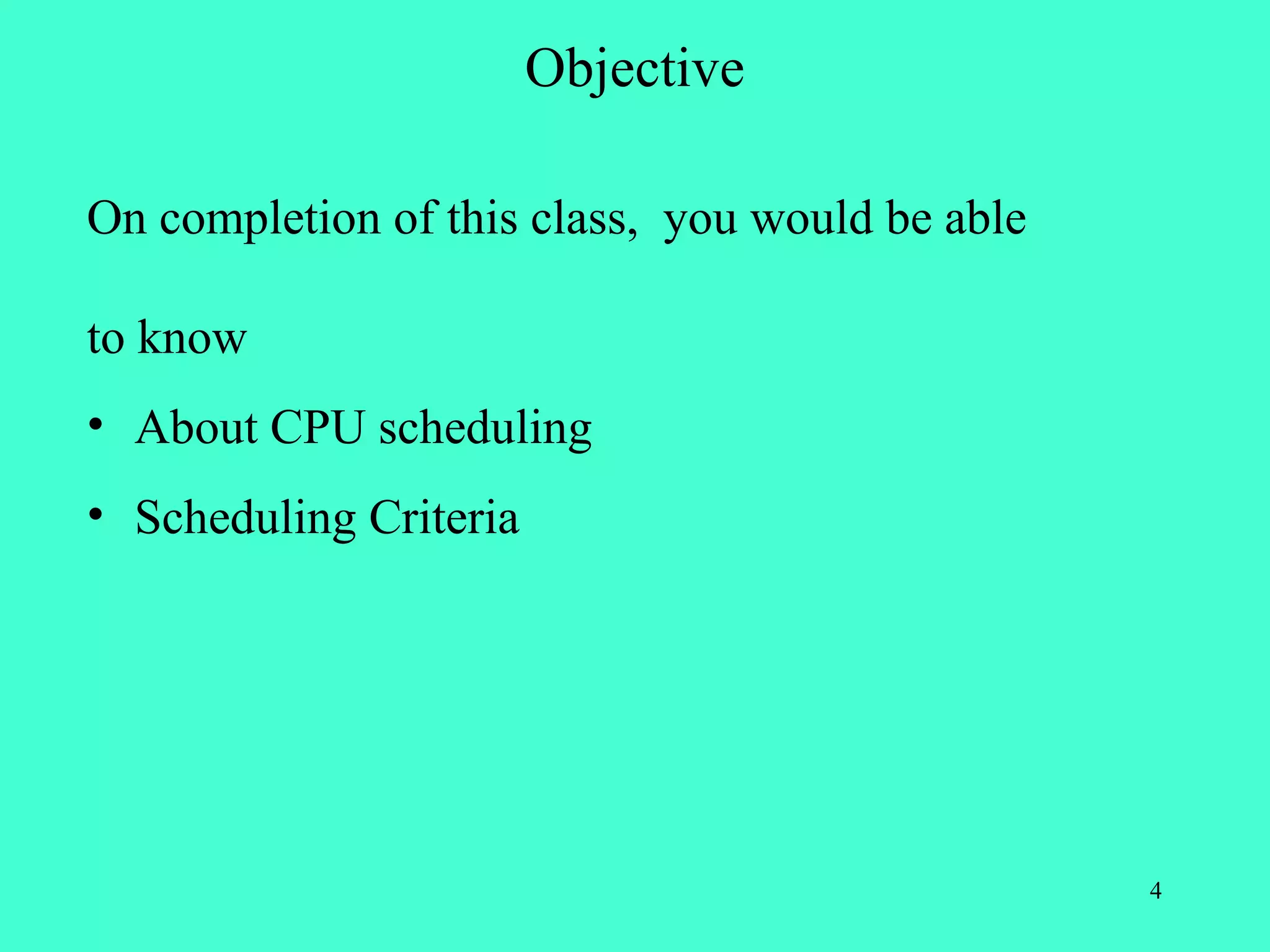 17 cpu scheduling and scheduling criteria | PPT