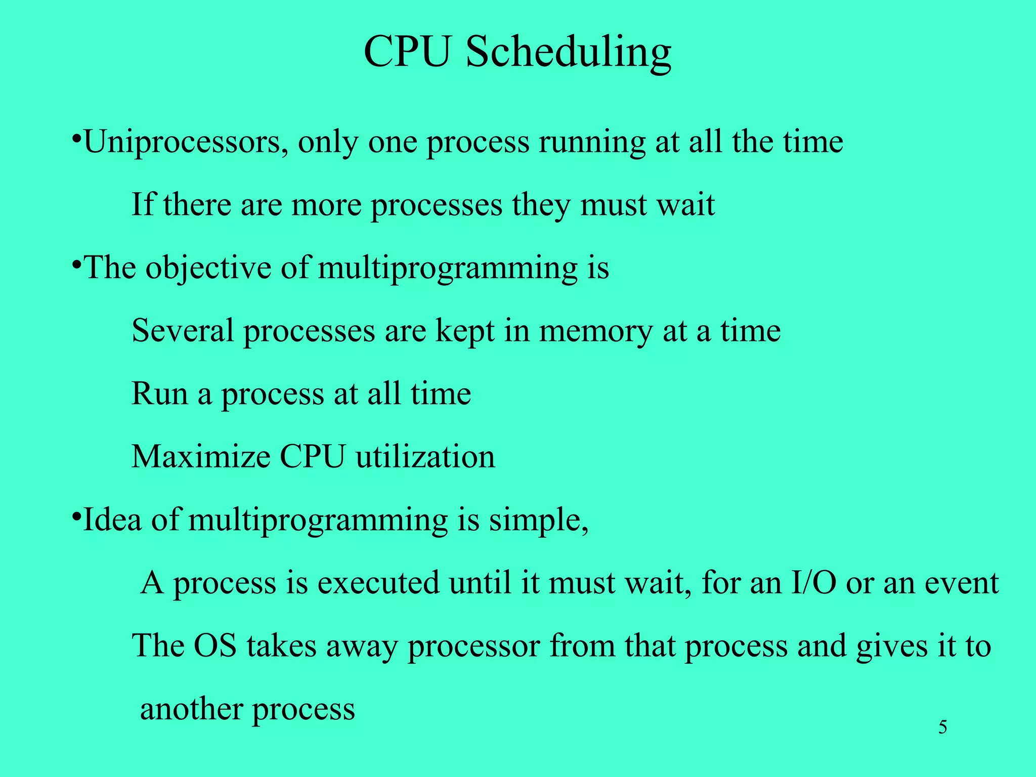 17 cpu scheduling and scheduling criteria | PPT