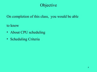 17 cpu scheduling and scheduling criteria | PPT