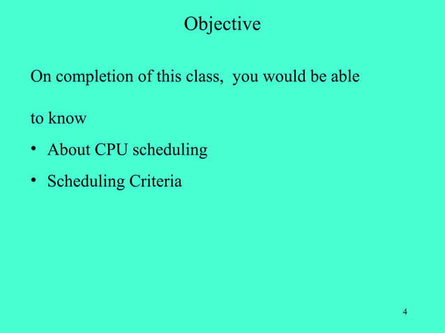17 Cpu Scheduling And Scheduling Criteria Ppt