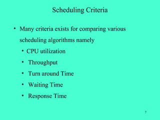 17 cpu scheduling and scheduling criteria | PPT