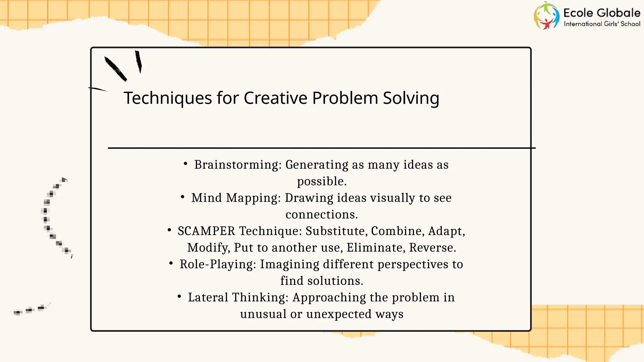 Creative Problem Solving For Students Pptx