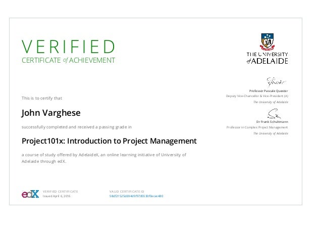 AdelaideX Project101x Certificate _ edX