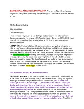 Attorney Work Project (names changed) | PDF