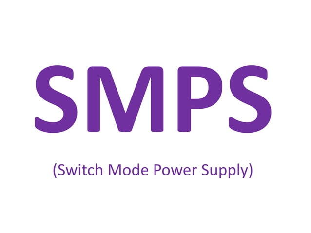 SMPS | PPTX