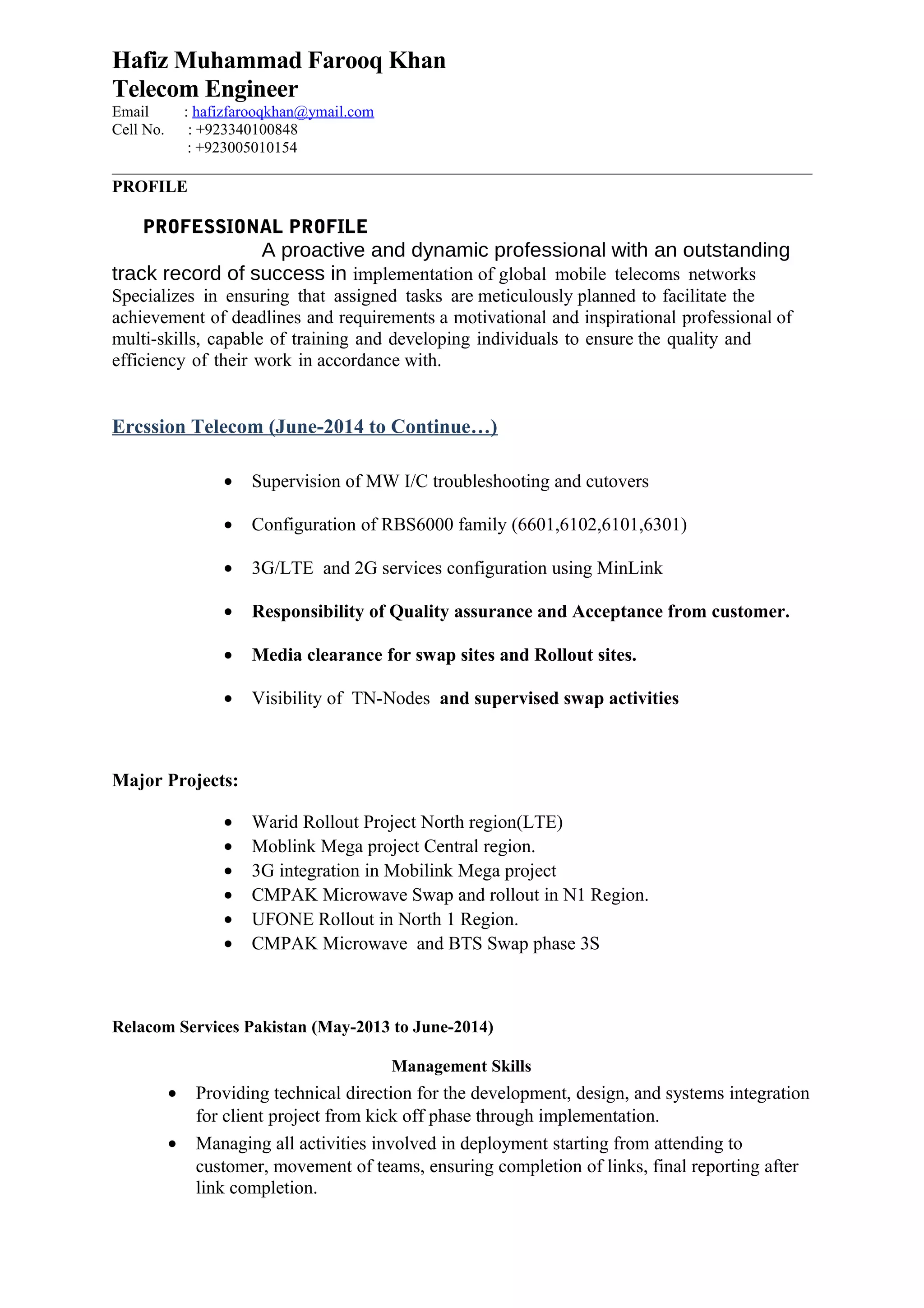 CV_HAFIZ_FAROOQ | PDF