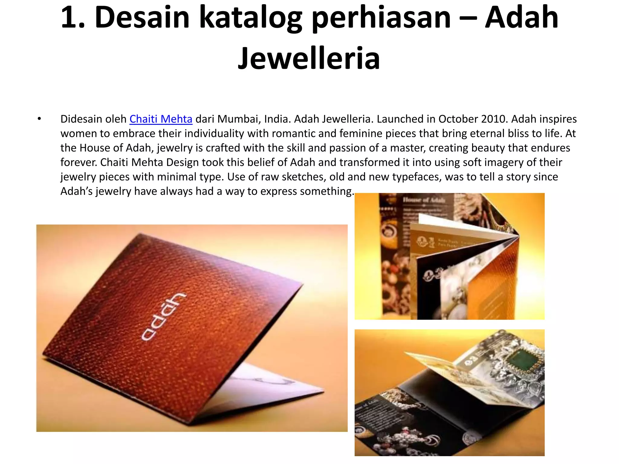 17 desain katalog perhiasan brosur permata | PPTX