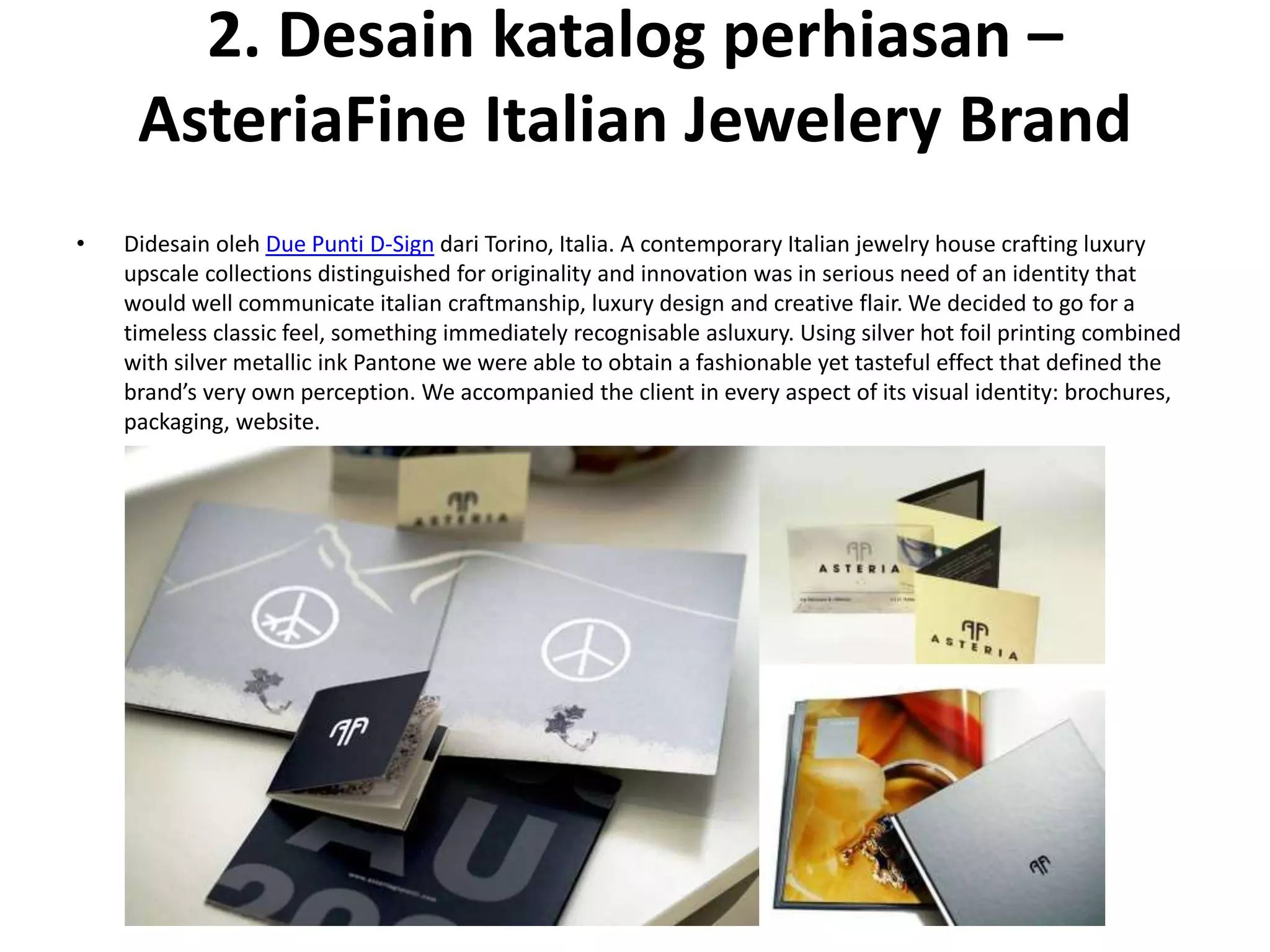17 desain katalog perhiasan brosur permata | PPTX