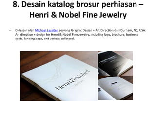 17 desain katalog perhiasan brosur permata | PPTX
