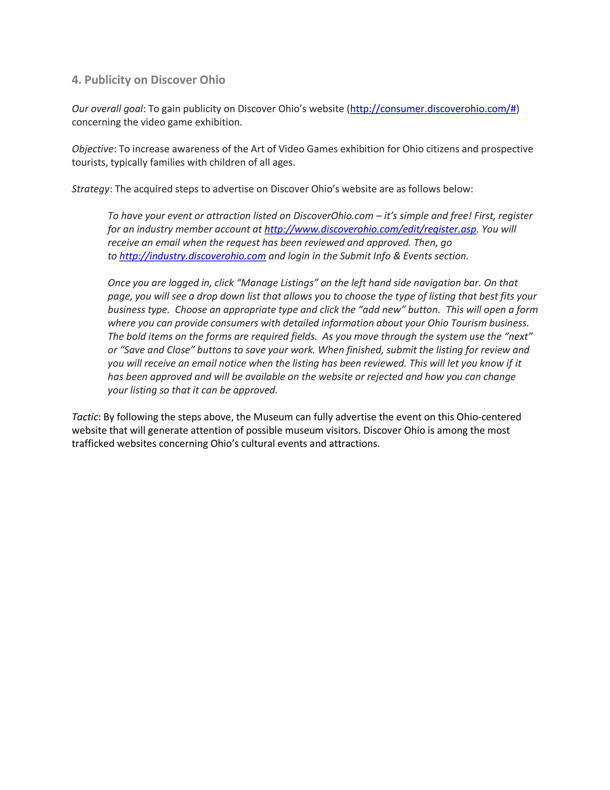 Toledo Museum of Art Proposal | PDF