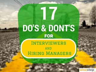 17 Incredibly simple ways to create an awesome Interview Experience | ODP