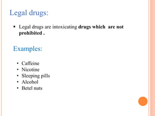 Drug abuse | PPTX