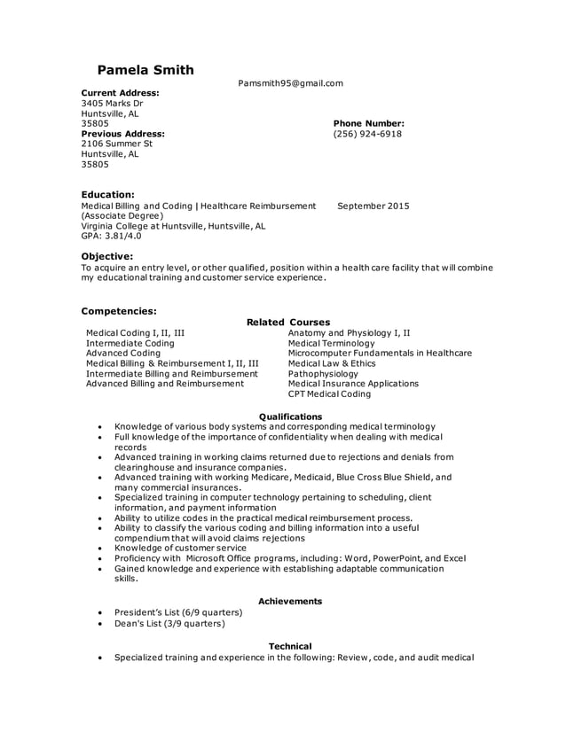 pam resume complete | PDF