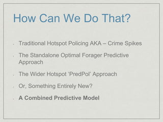 Crime Linkage Presentation | PPT