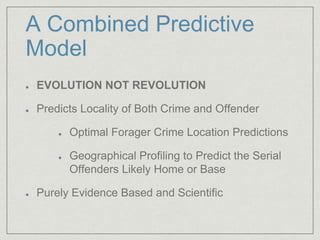 Crime Linkage Presentation | PPT