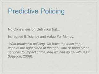 Crime Linkage Presentation | PPTX