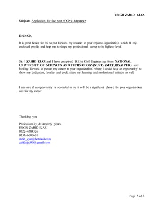 ZAHID CV | DOCX