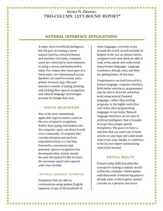 Two-Column Newsletter | DOCX