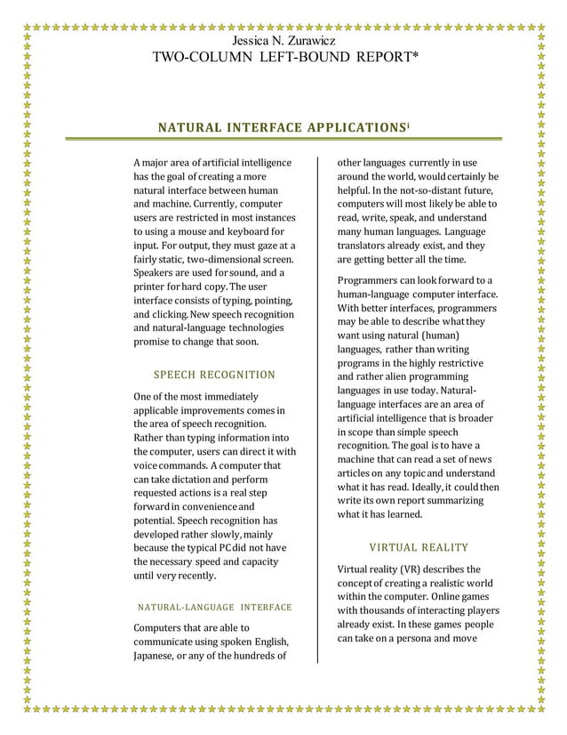 Two-Column Newsletter | DOCX | Computing | Technology & Computing