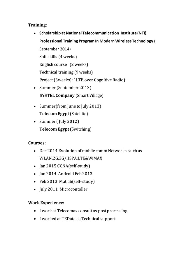 Manar Abdo Resume | PDF