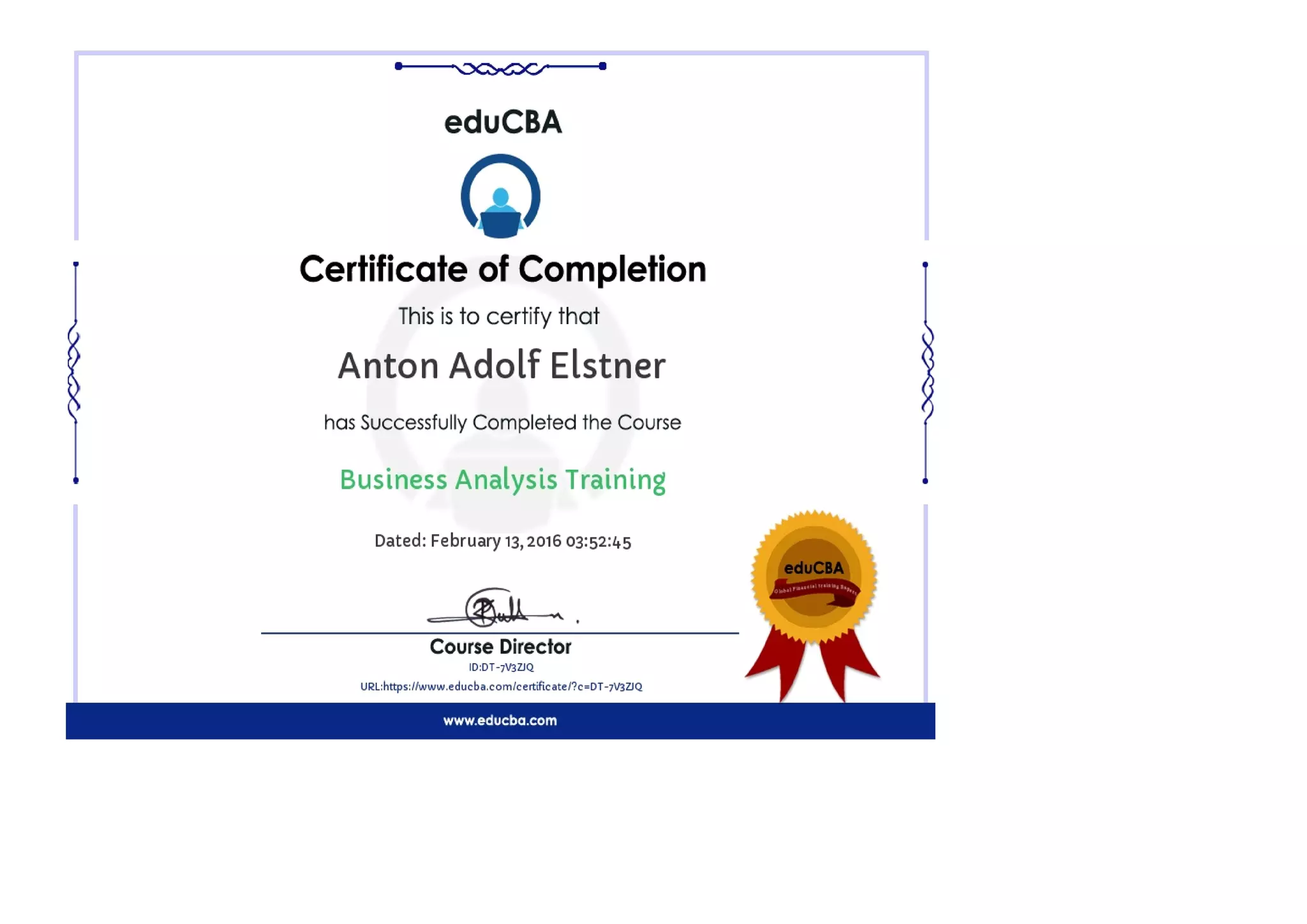 17 edu cba certificate businessanalysistraining | PDF
