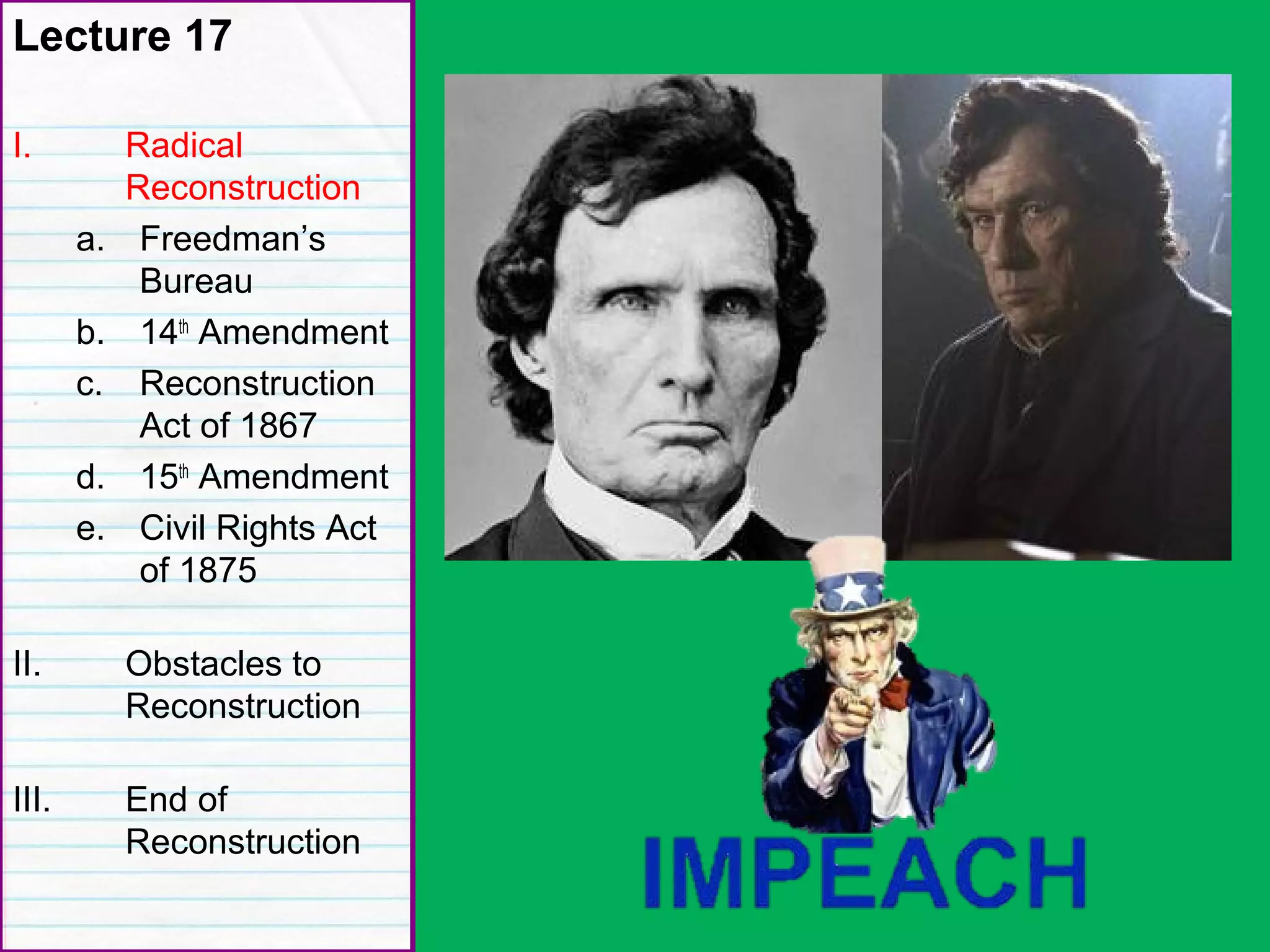 17e lecture 17 on reconstruction | PPT