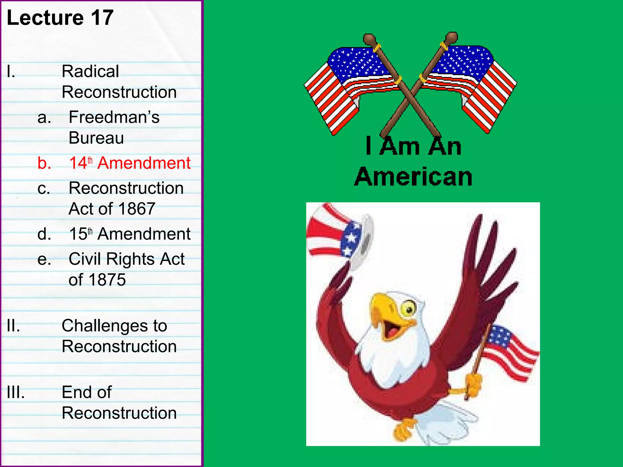 17e lecture 17 on reconstruction | PPT