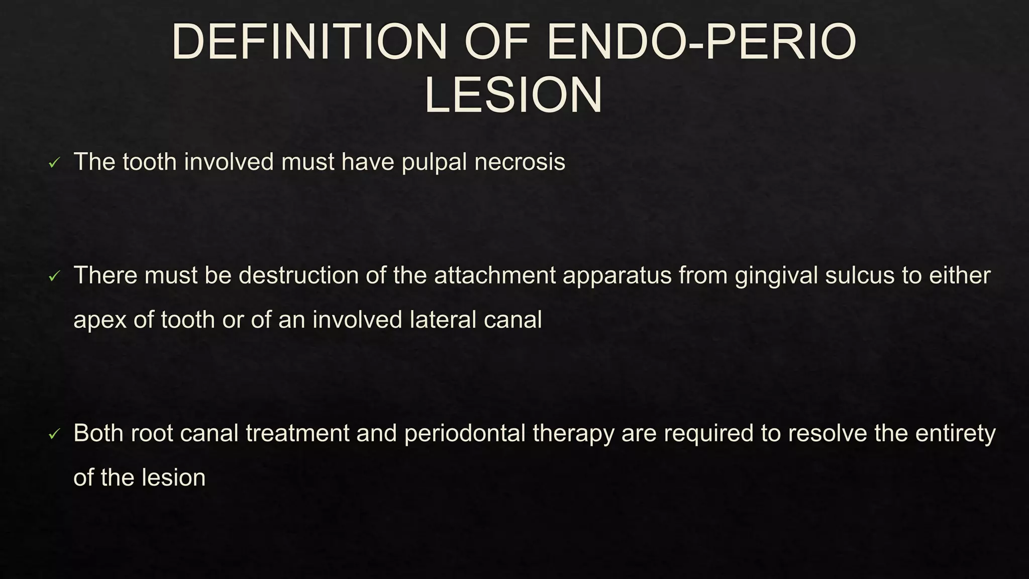 ENDO-PERIO LESIONS | PPTX