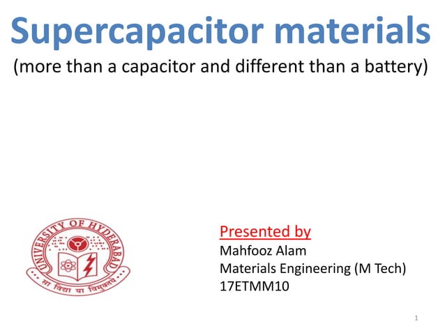 mahfooz_ supercapacitor | PPTX