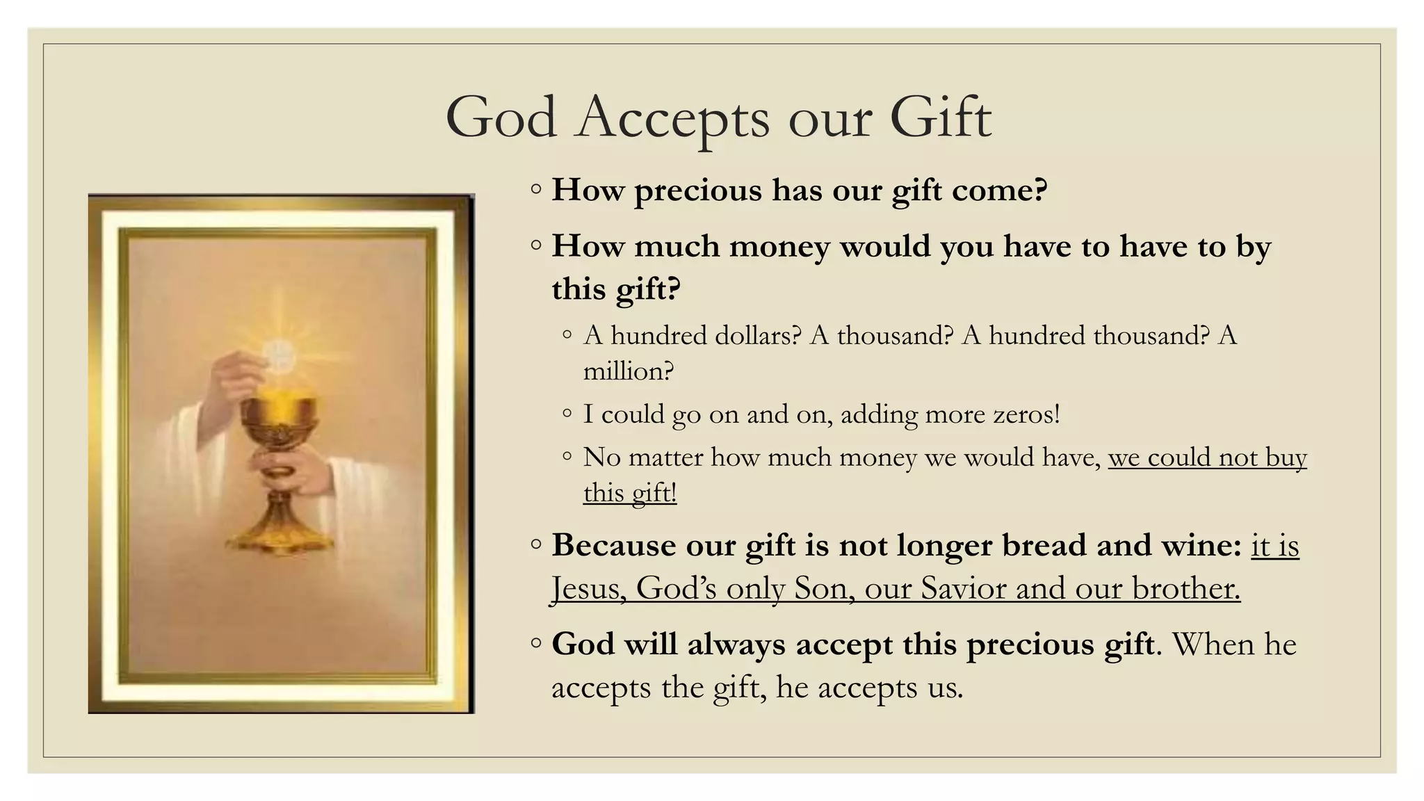 Eucharist for kids | PPTX