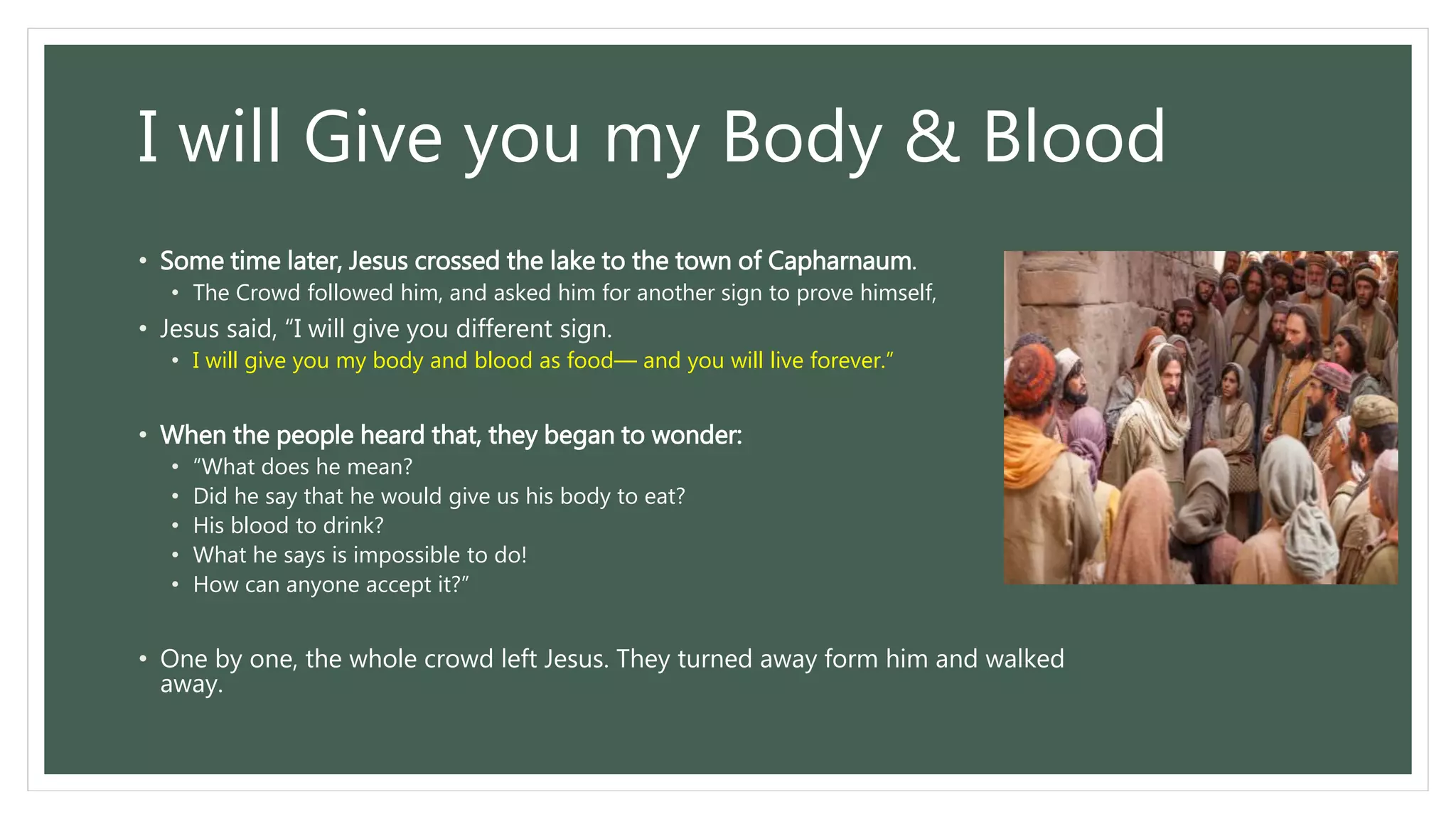 Eucharist for kids | PPTX