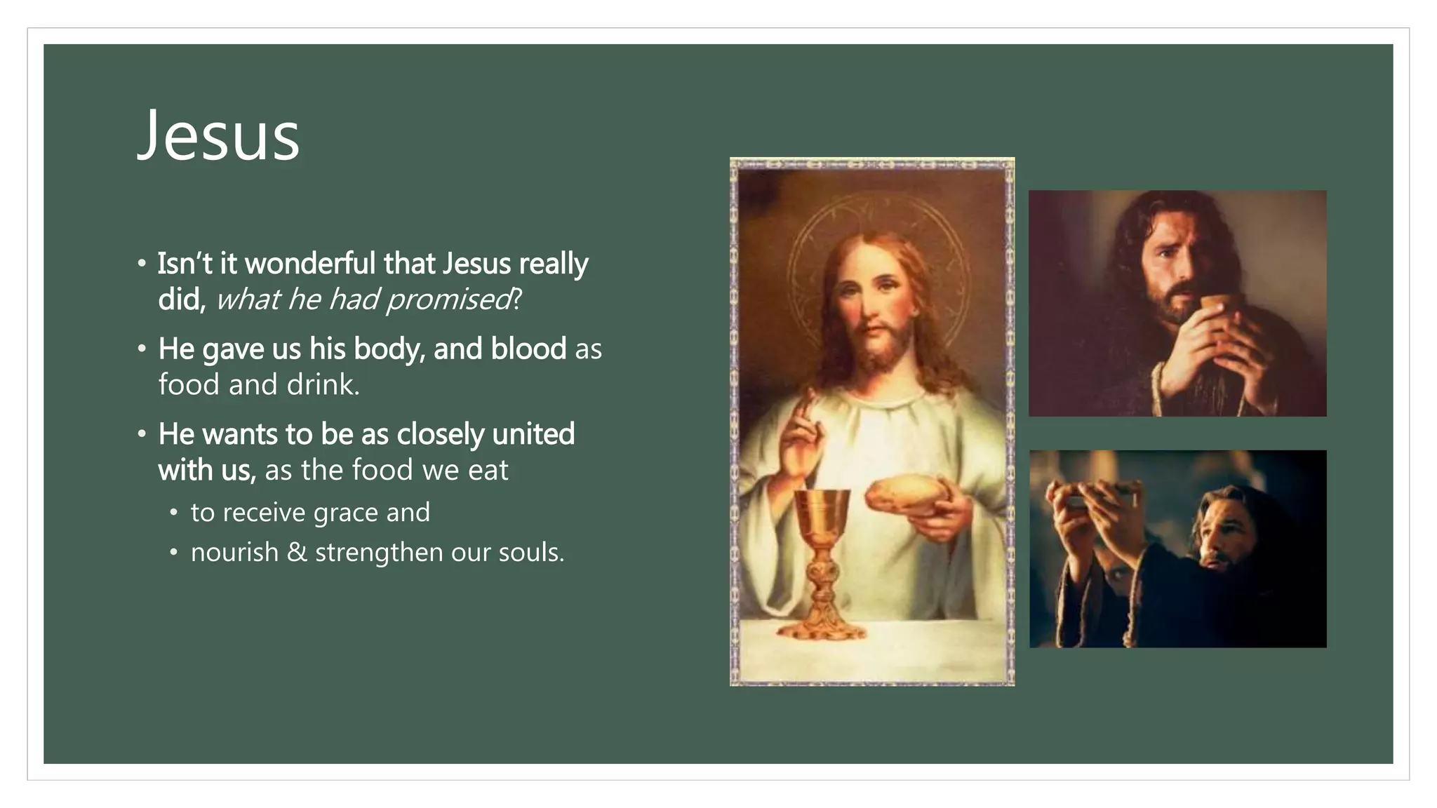 Eucharist for kids | PPTX