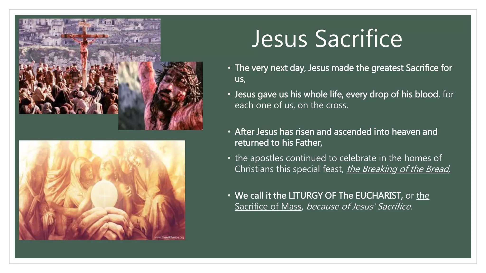 Eucharist for kids | PPTX