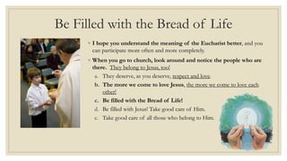 Eucharist for kids | PPTX