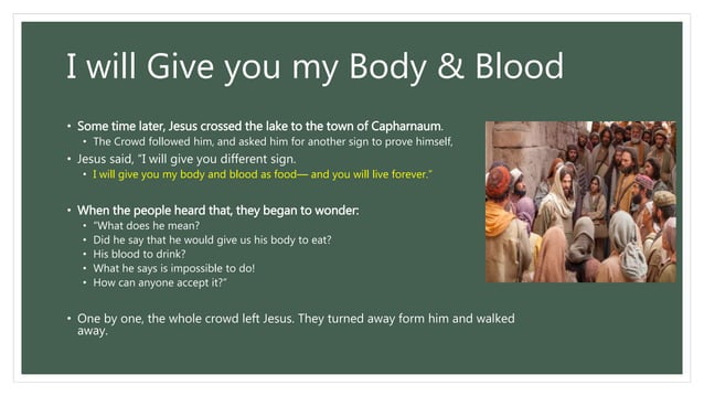 Eucharist for kids | PPTX | Christianity | Religion & Spirituality