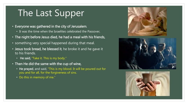 Eucharist for kids | PPTX | Christianity | Religion & Spirituality