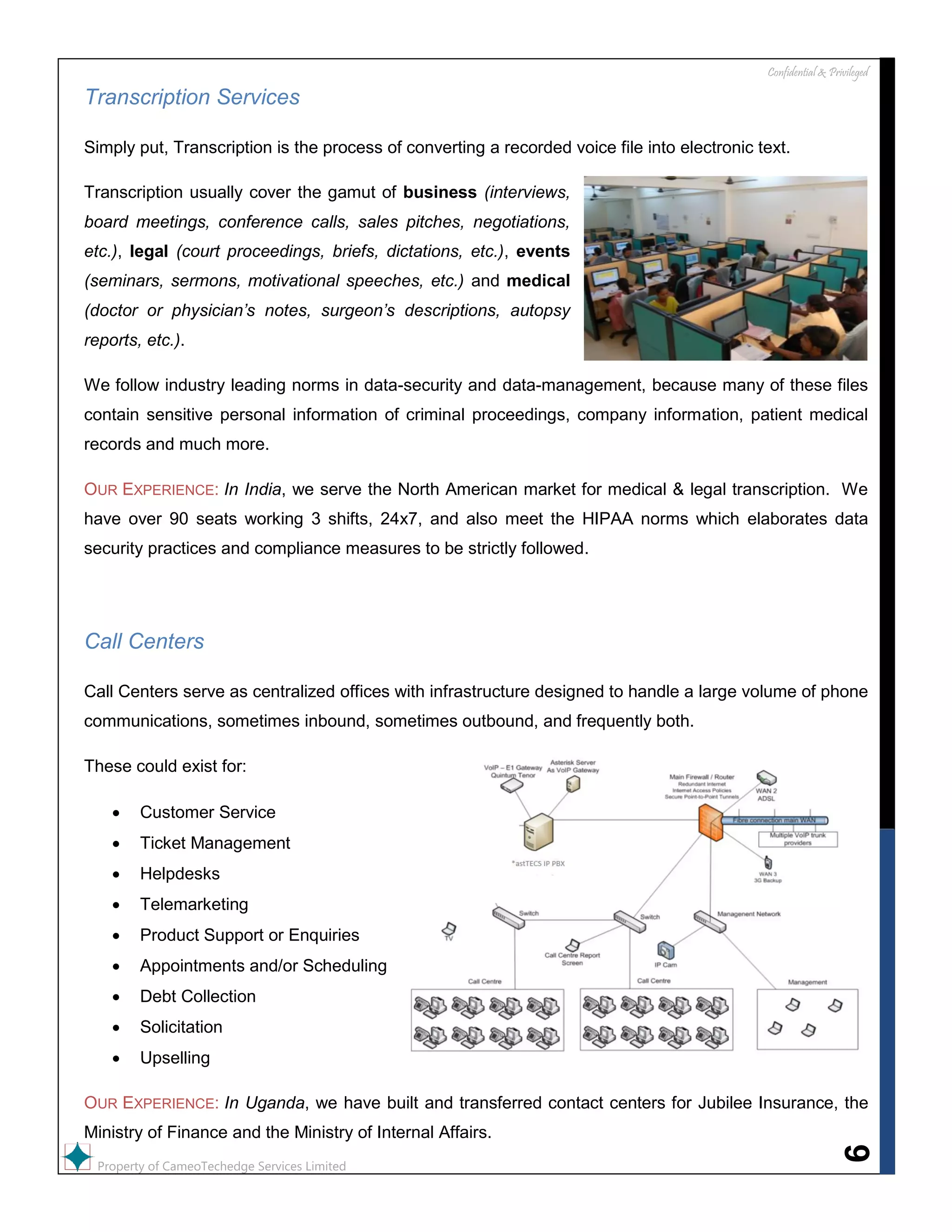 CTS Profile - Sep 2016 | PDF
