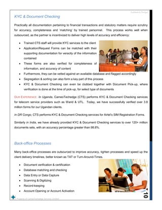 CTS Profile - Sep 2016 | PDF