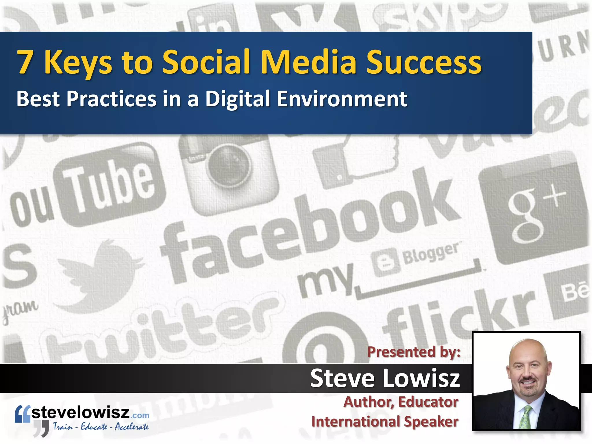 7 Keys to Social media success April 2014 | PDF | Social Networking ...