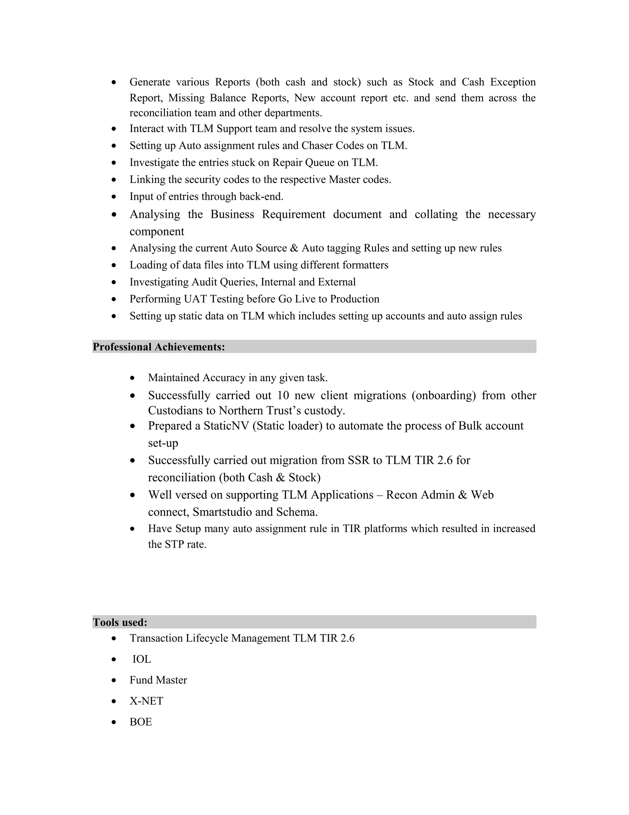 Resume(Ashwini) | DOC | Business | Business and Finance