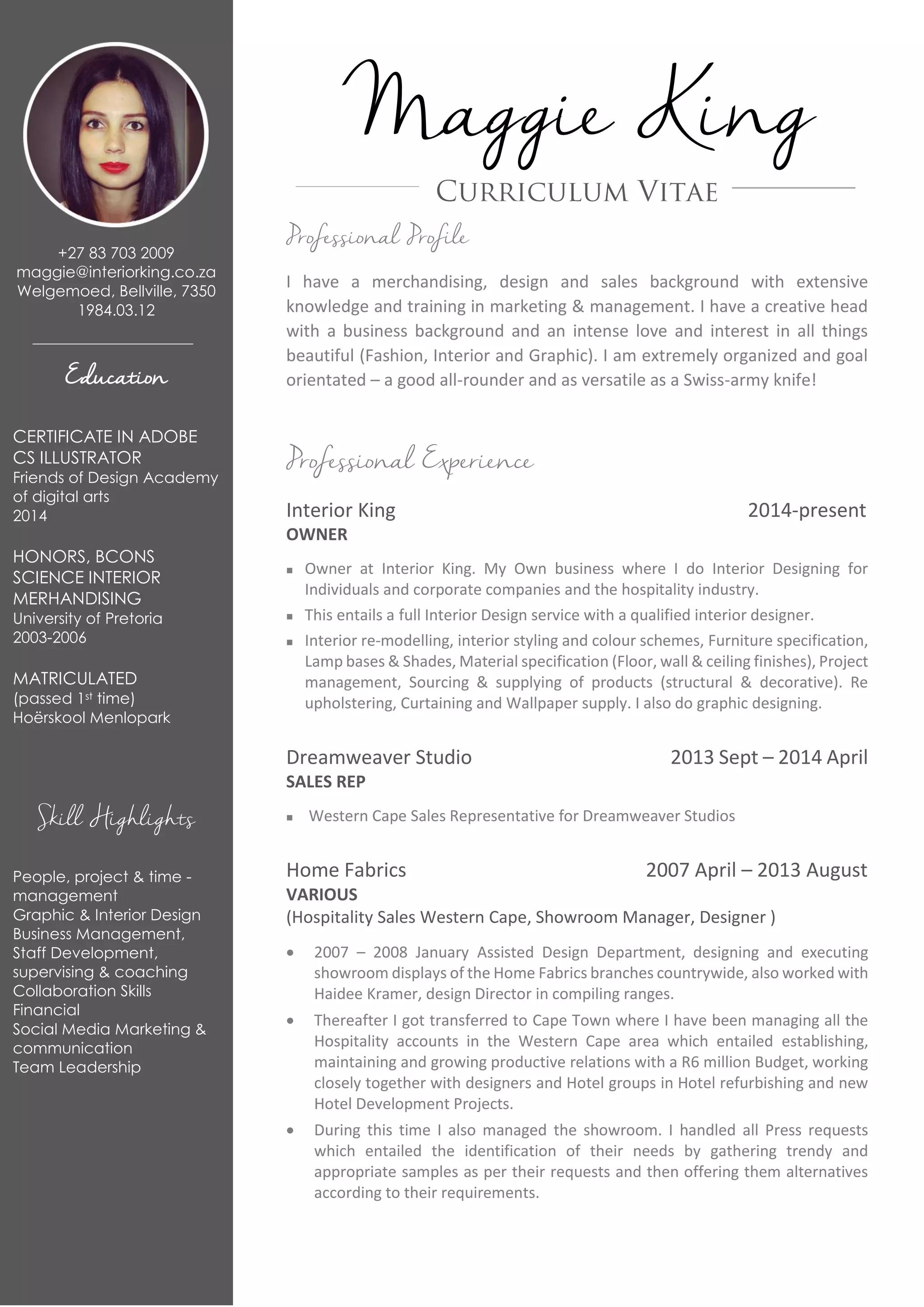 Maggie King 2015 | PDF