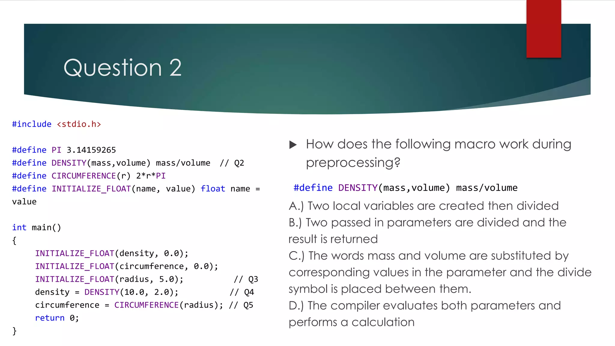 CSE240 Macros and Preprocessing | PPTX | Programming Languages | Computing