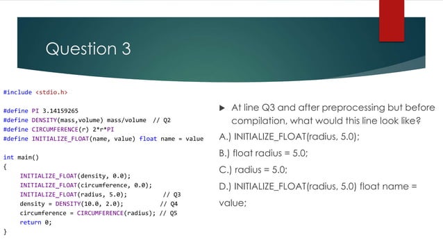 CSE240 Macros and Preprocessing | PPT