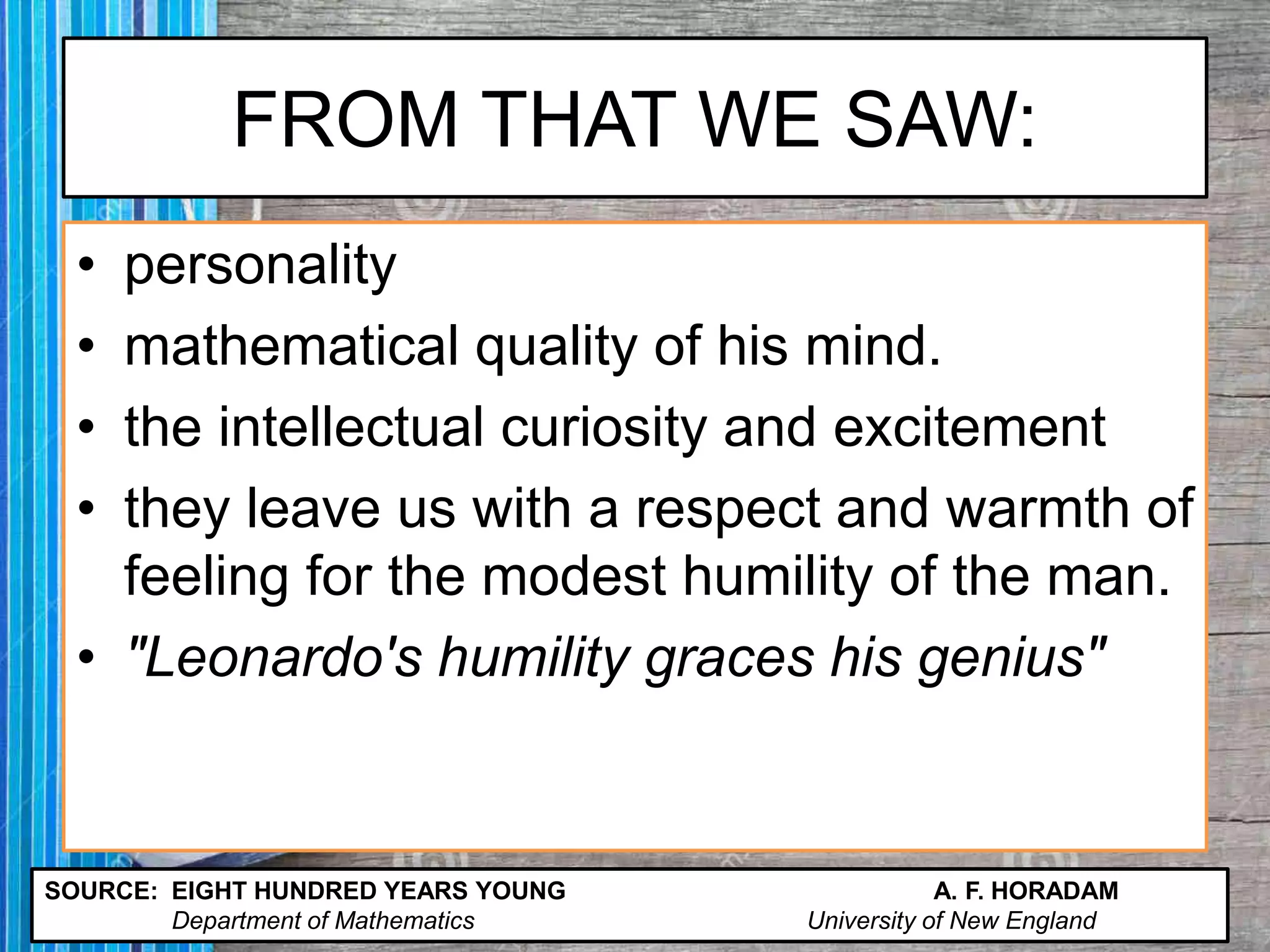 Fibonacci The Man of Numbers | PPTX