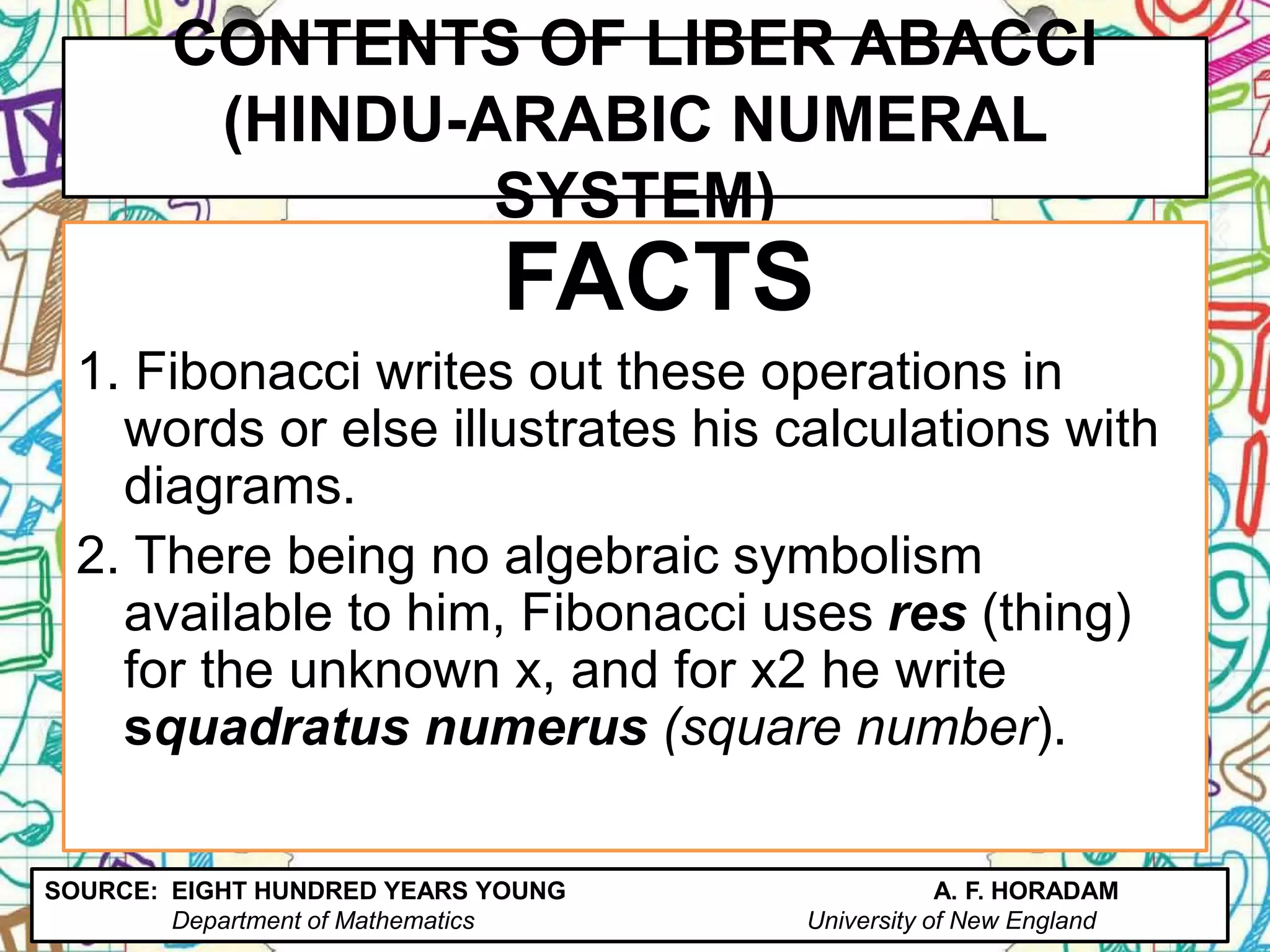 Fibonacci The Man of Numbers | PPTX