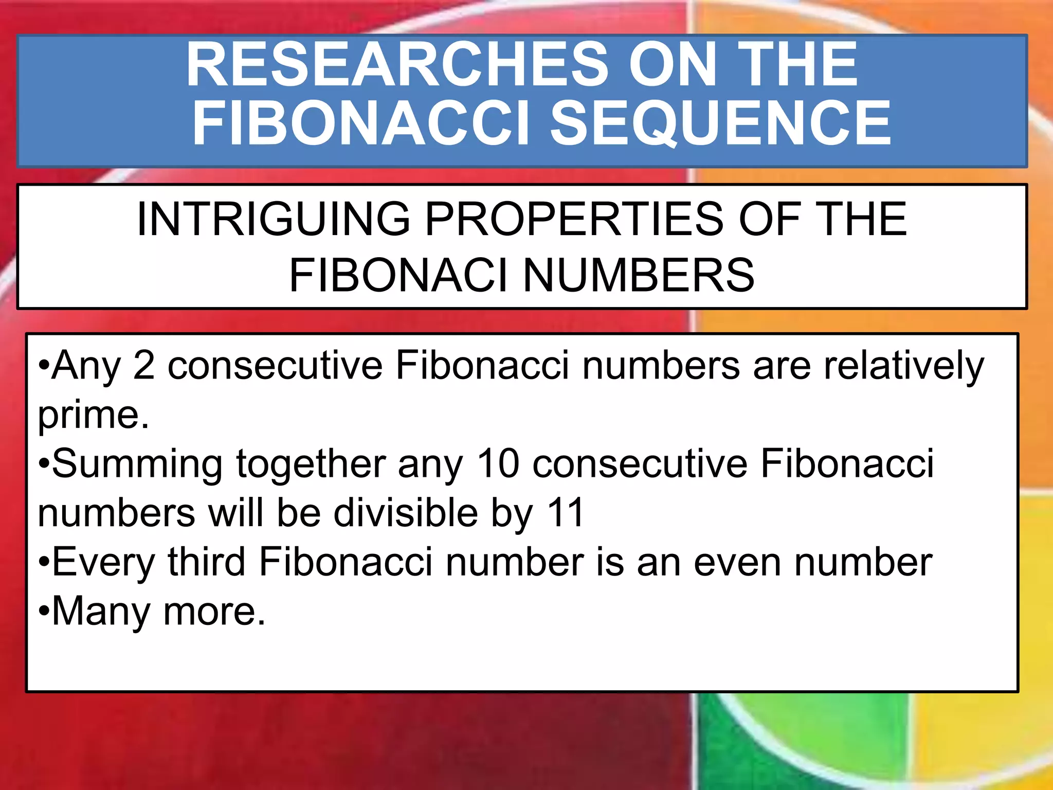 Fibonacci The Man of Numbers | PPTX