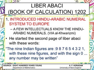 Fibonacci The Man of Numbers | PPTX